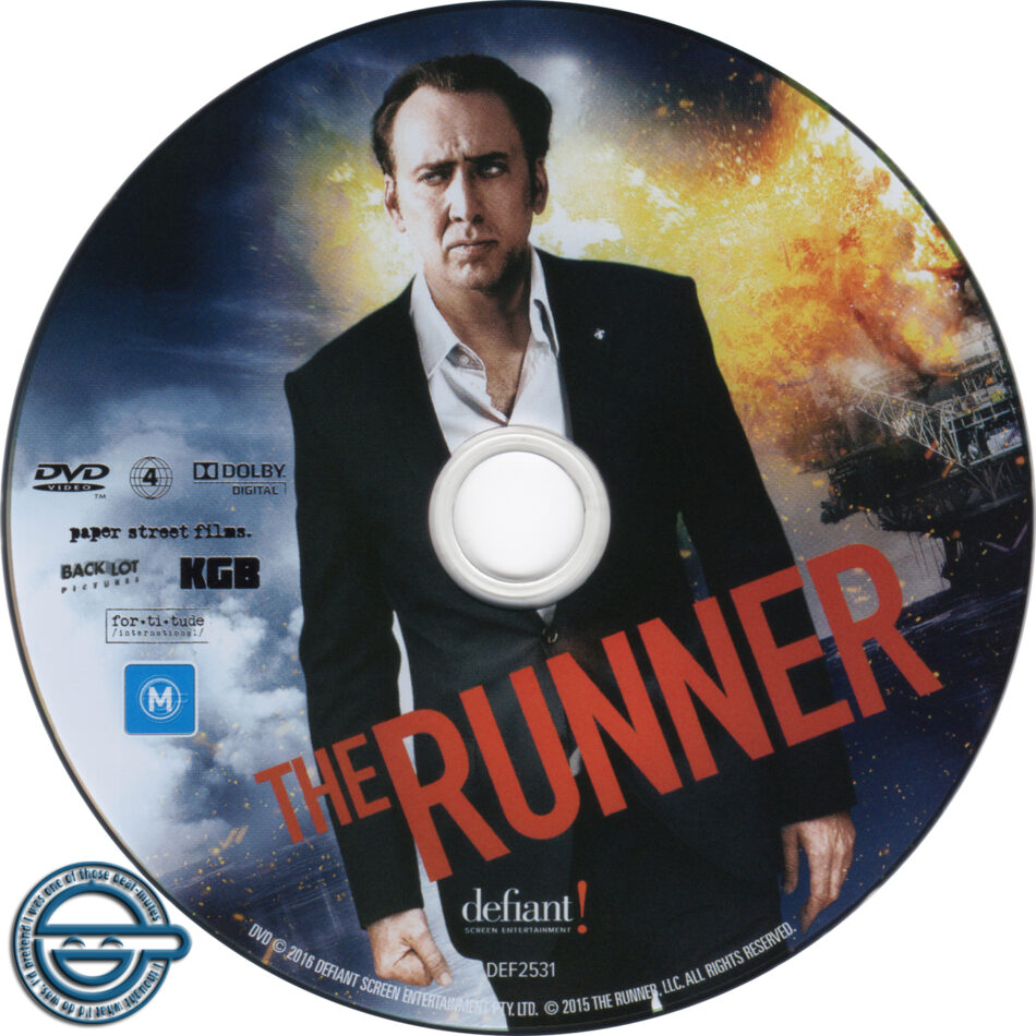 The Runner dvd label (2015) R4
