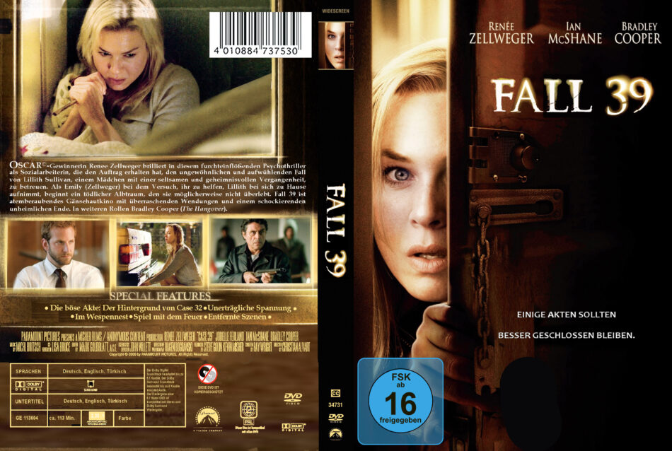 Fall 39 dvd cover & label (2009) R2 German Custom