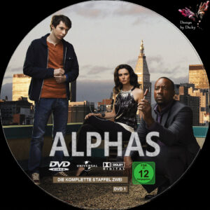Alphas Staffel 2 dvd cover & labels (2013) R2 German Custom