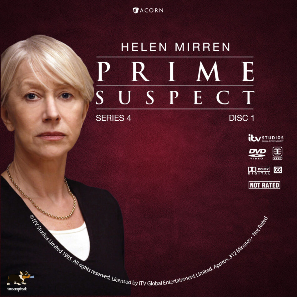 Prime Suspect - Series 4 dvd labels (1995) R1 Custom