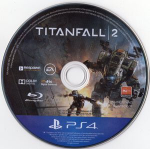 Titanfall 2 dvd cover & label (2016) PAL PS4