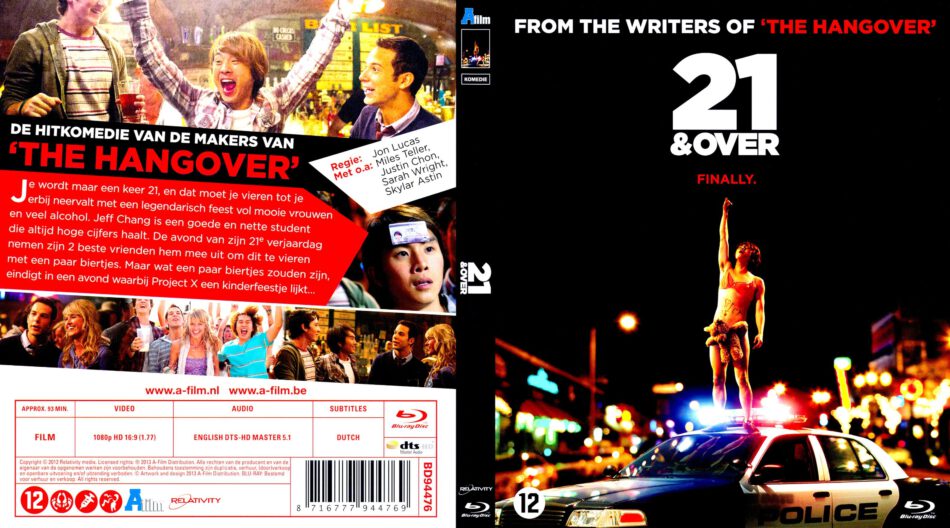 21 & Over blu-ray cover (2013) R2 Custom Dutch