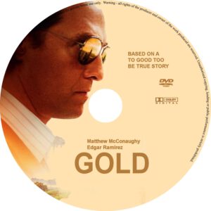 Gold dvd cover & label (2016) R0 CUSTOM
