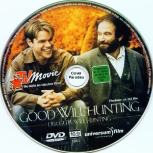Good Will Hunting dvd cover & label (1997) R2 German