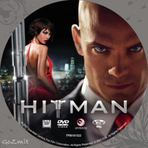Hitman dvd cover & custom label (2007) R2 Swedish