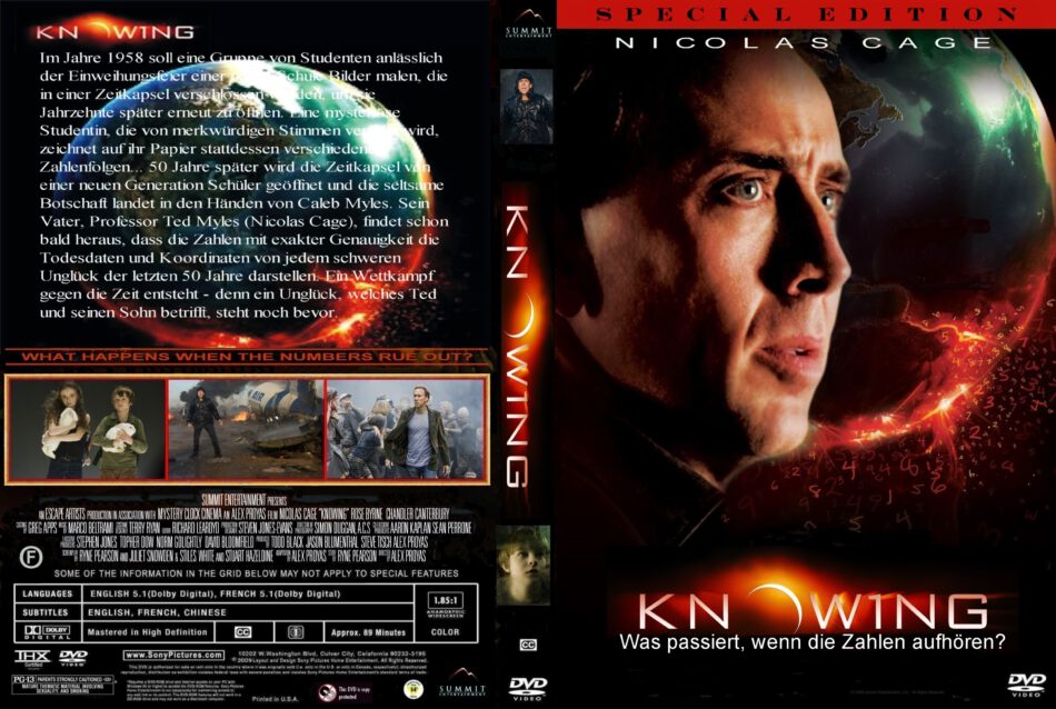 Knowing (2009) DE Blu-Ray Cover - DVDcover.Com