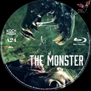 The Monster blu-ray cover & labels (2016) R2 German Custom
