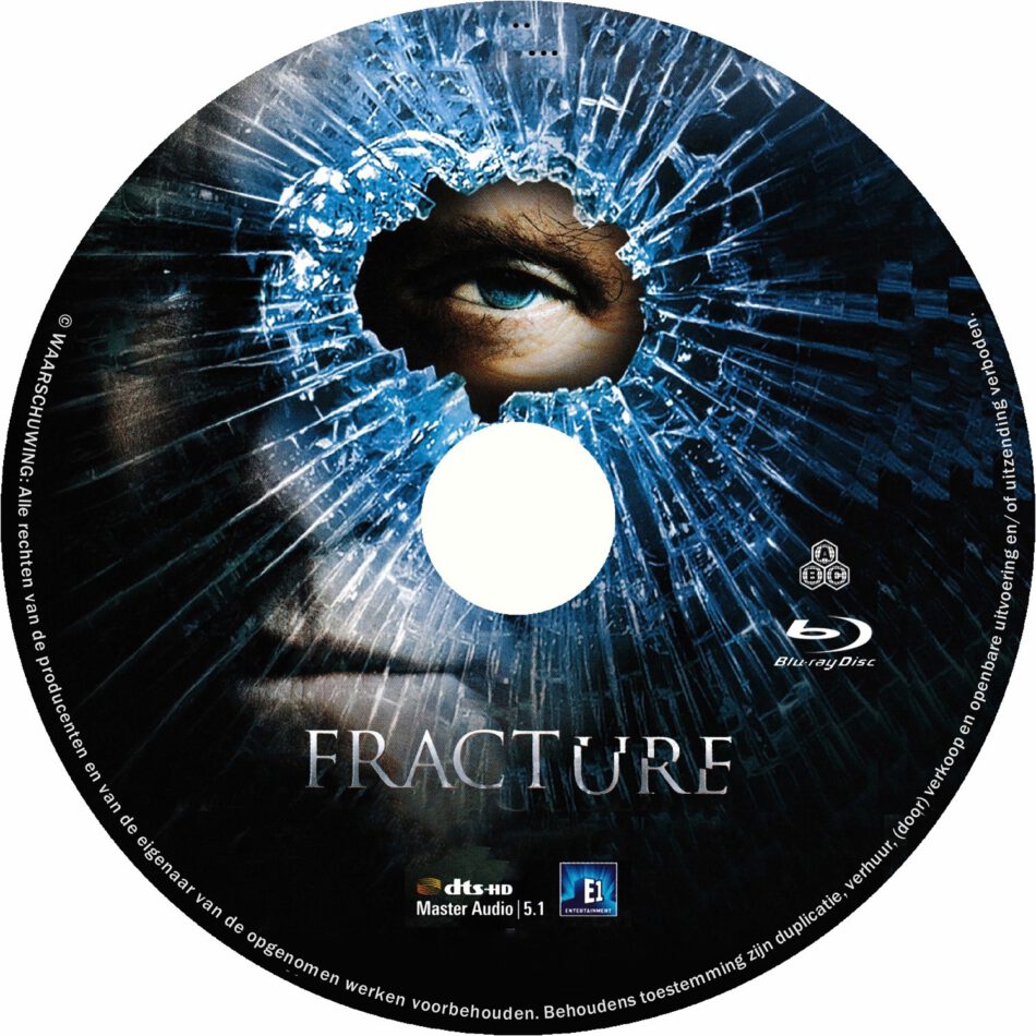 Fracture dvd label (2007) R1 Custom