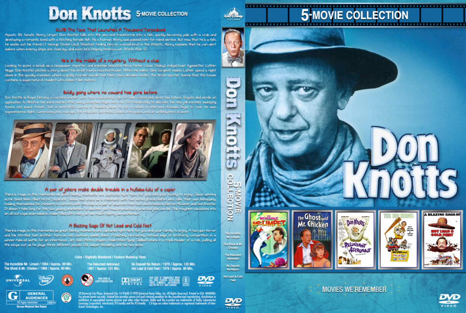 Don Knotts Collection dvd cover (1964-1978) R1 Custom