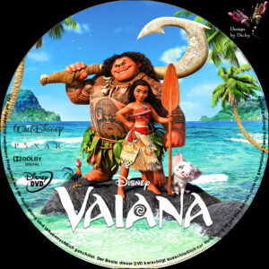 Vaiana - Das Paradies hat einen Haken dvd cover & labels (2016) R2 ...