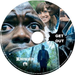 Get Out dvd cover & label (2017) R0 CUSTOM