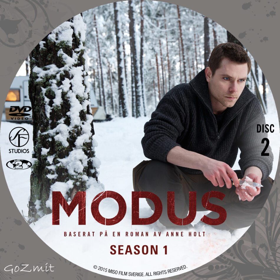 Modus - Season 1 dvd cover & label (2016) R2 Nordic