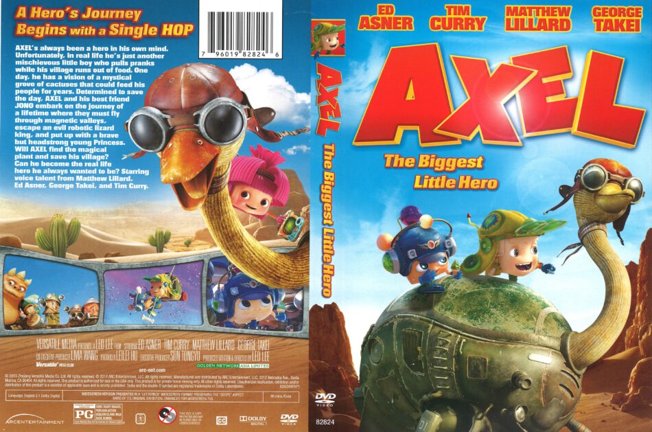 Axel: The Biggest Little Hero dvd cover (2014) R1