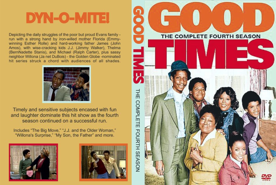 Good Times Season 4 dvd cover (1976) R0 Custom