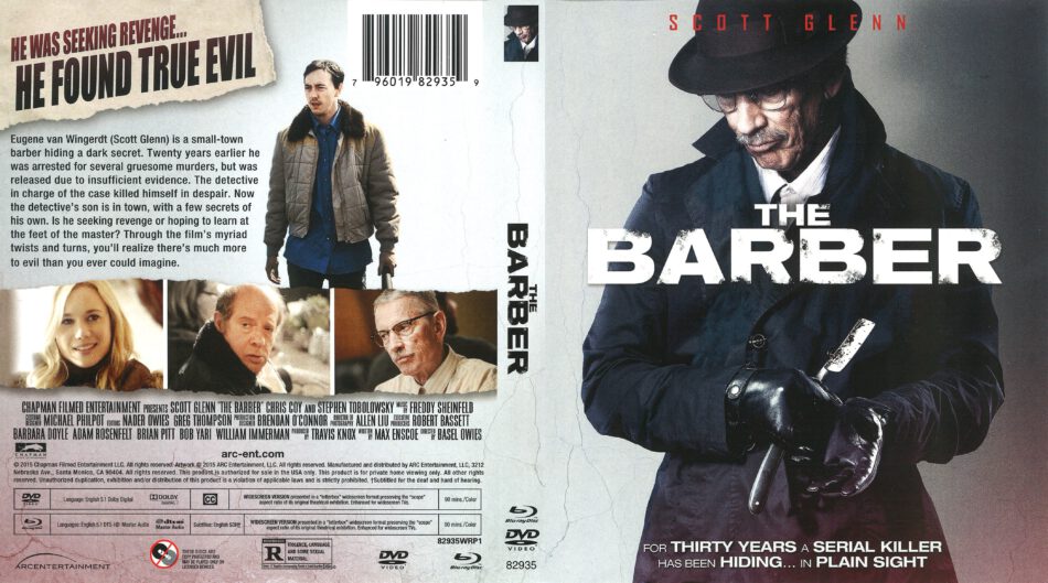 The Barber blu-ray cover (2015) R1