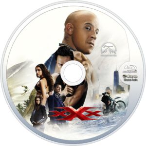 xXx Return of Xander Cage blu-ray label (2017) R1 Custom