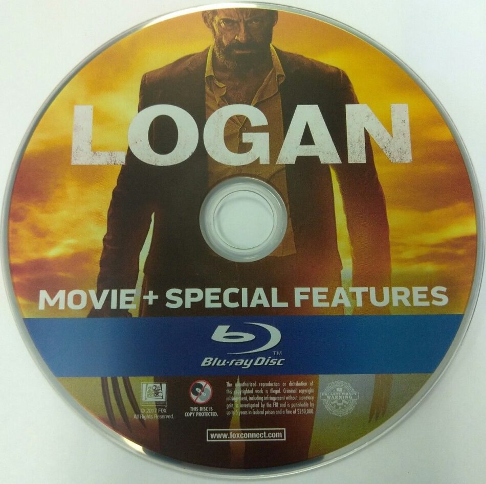 Logan blu-ray label (2017) R1