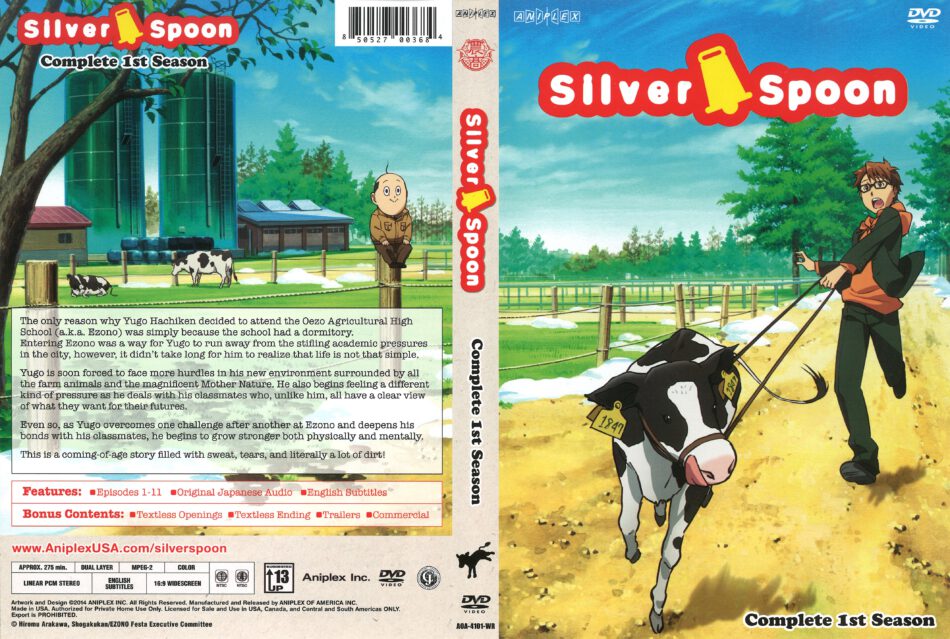 Silver Spoon Season 1 dvd cover (2014) R1