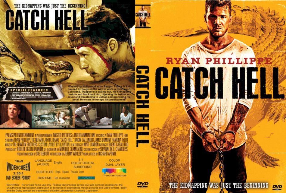 Catch Hell dvd cover & label (2015 ) R1 CUSTOM