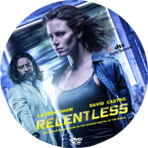 Relentless dvd cover & label (2017) R1 CUSTOM