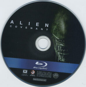 Alien Covenant blu-ray cover & labels (2017) R1