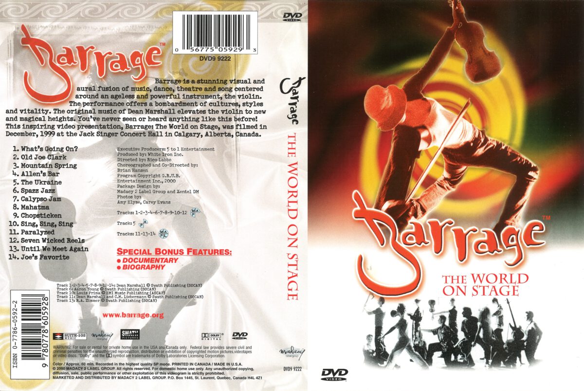 Stage Fright blu-ray cover & label (1987) R2