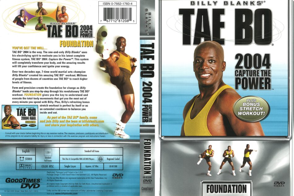 Billy Blanks' Tae Bo 2004: Foundation (2003) R1 DVD Cover - DVDcover.Com