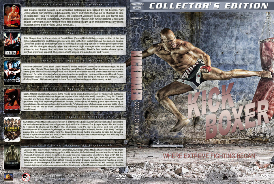 Kickboxer Collection (1989-2017) R1 Custom Cover - DVDcover.Com