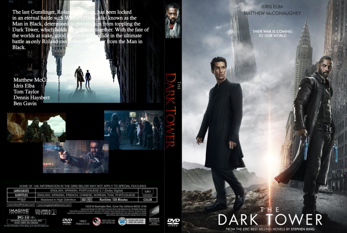 The Dark Tower (2017) R0 CUSTOM Cover & Label - DVDcover.Com