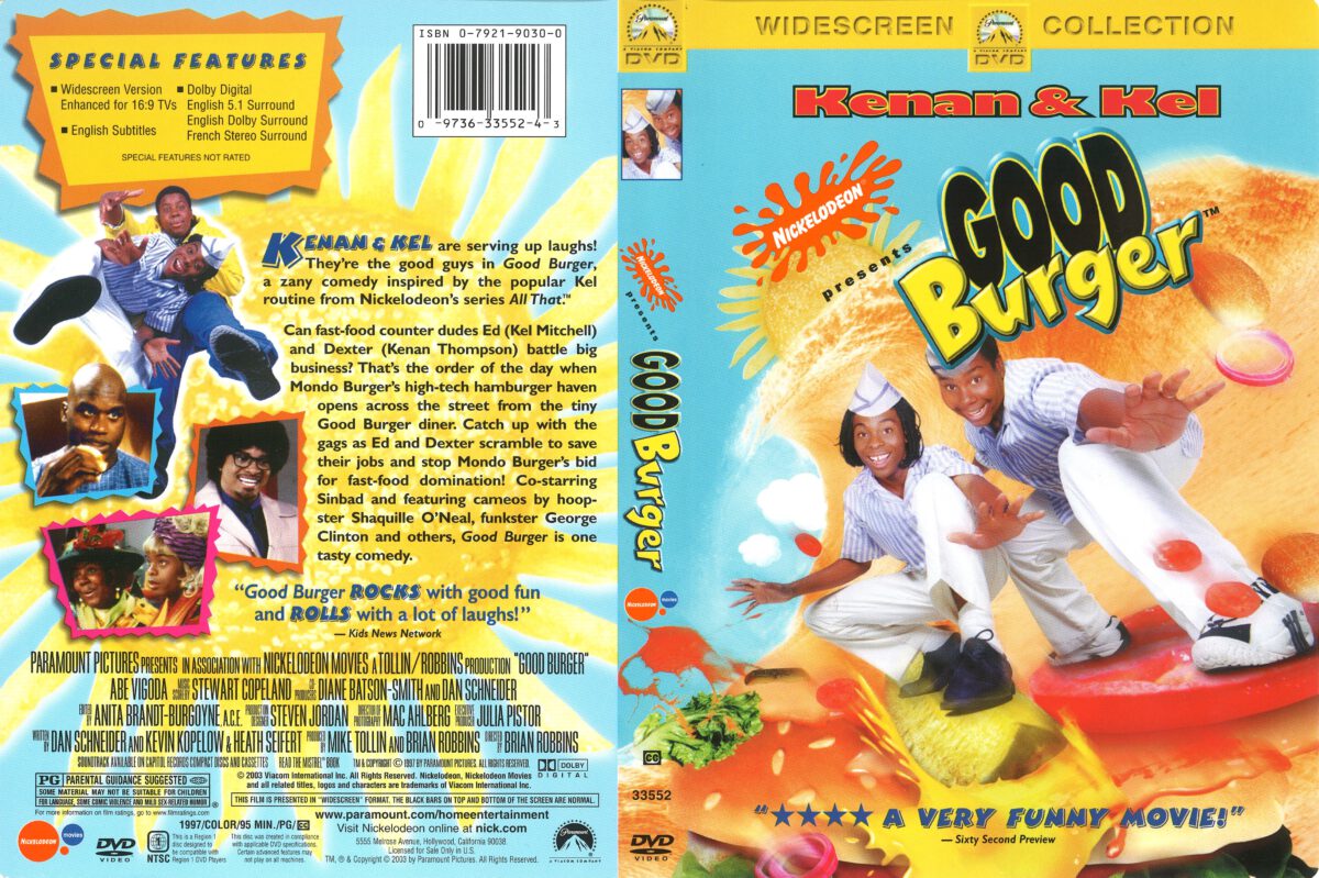 Good Burger (1997) R1 DVD Cover - DVDcover.Com