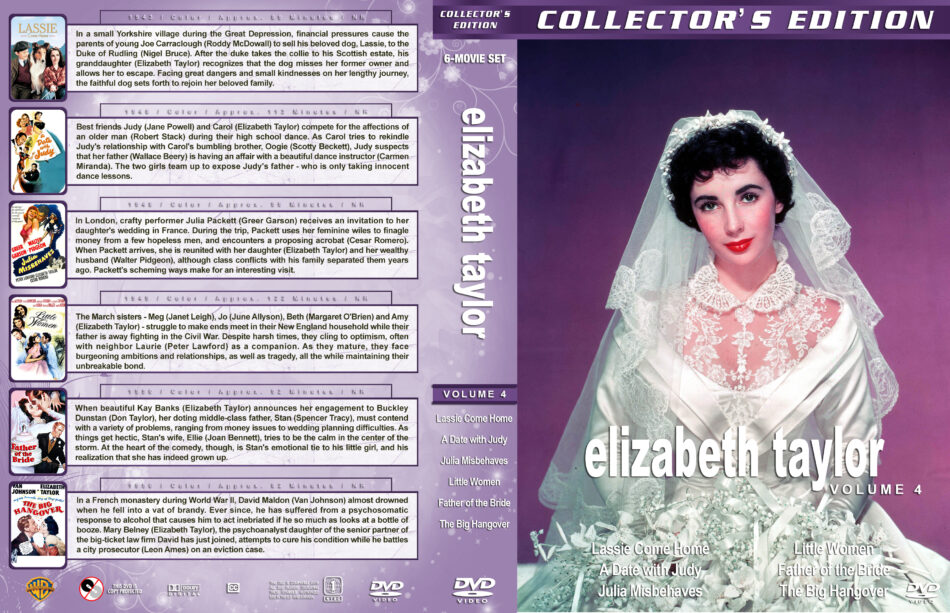Elizabeth Taylor Collection - Volume 4 (1943-1950) R1 Custom Covers ...