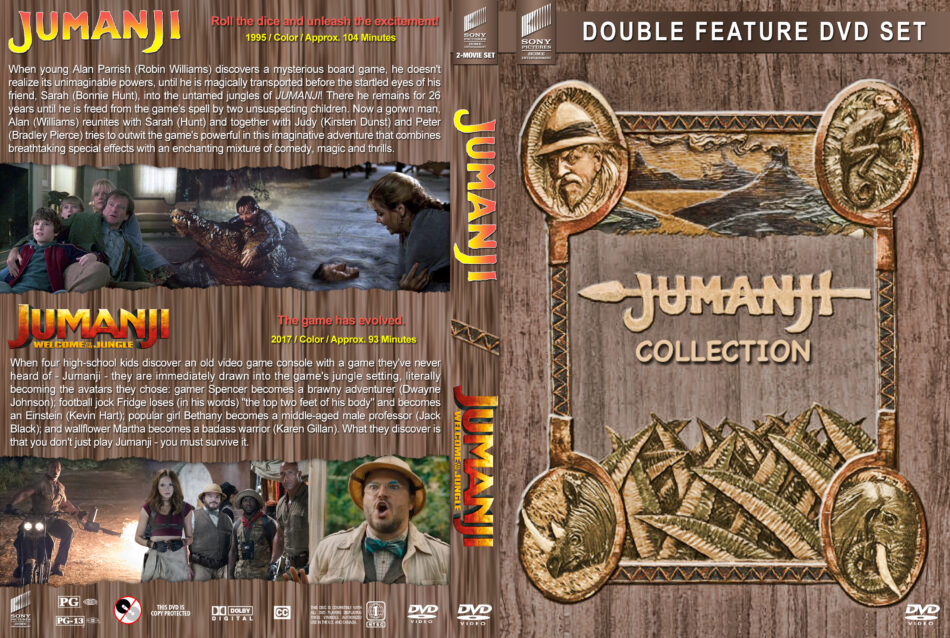 Jumanji Collection (1995-2017) R1 Custom DVD Cover - DVDcover.Com