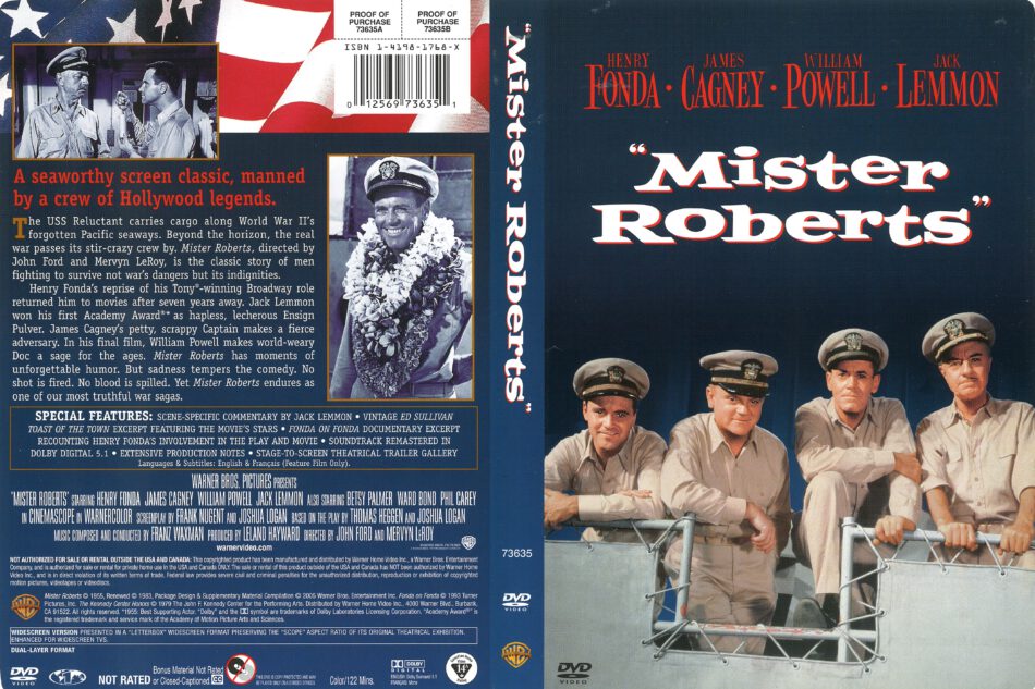 Mister Roberts (1955) R1 DVD Cover - DVDcover.Com