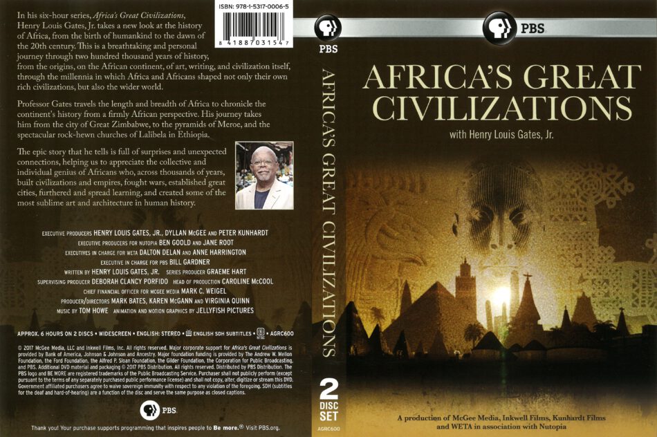 Africa's Great Civilizations (2017) R1 DVD Cover - DVDcover.Com