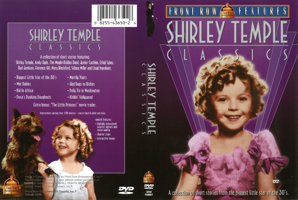 Shirley Temple Classics (2002) R1 DVD Cover - DVDcover.Com