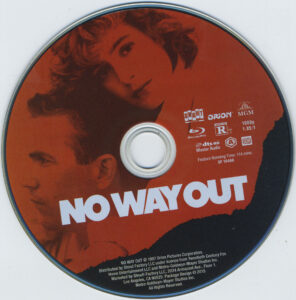 No Way Out (1987) R1 Blu-Ray Cover & Label - DVDcover.Com