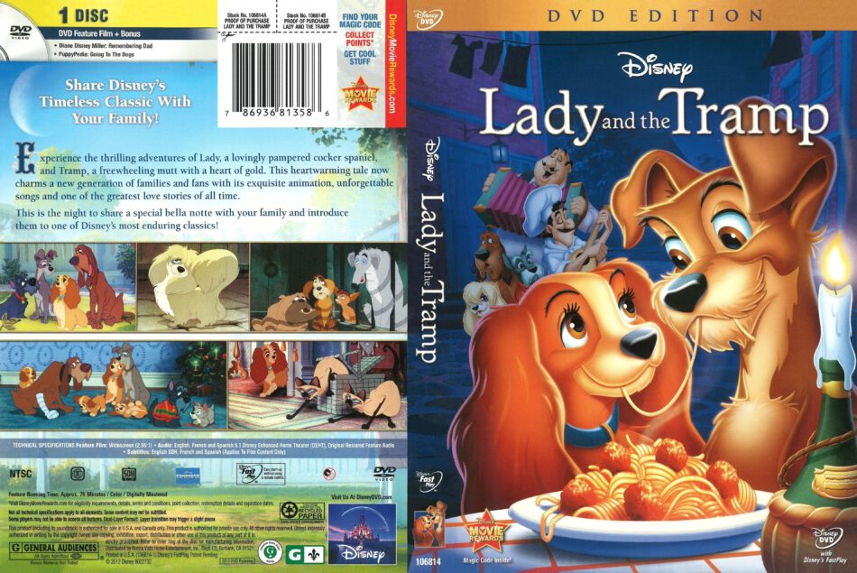 Lady And The Tramp 2012 R1 DVD Cover DVDcover Com Lady And The Tramp 2012 R1 DVD Cover DVDcover Com