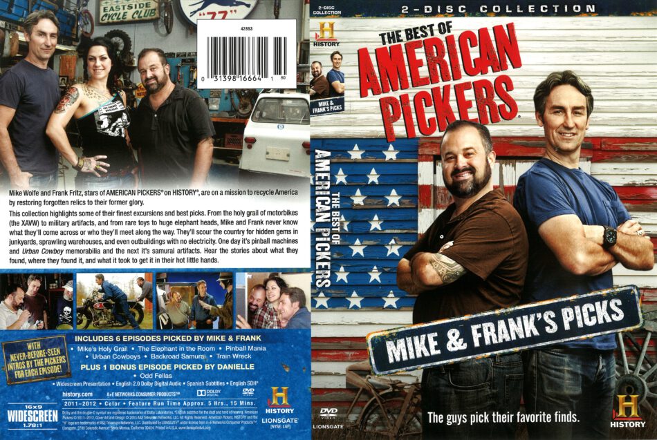 The Best of American Pickers (2011-2012) R1 DVD Cover - DVDcover.Com