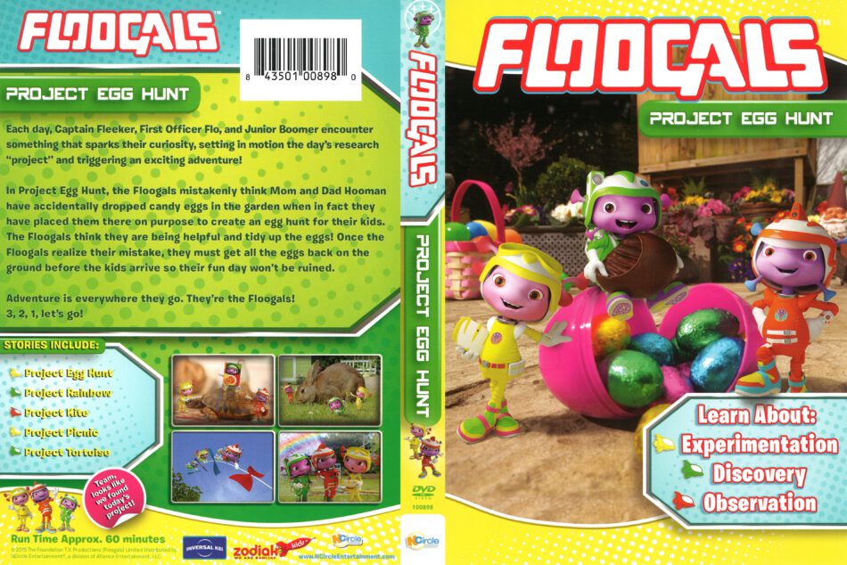 Floogals: Project Egg Hunt (2015) R1 DVD Cover - DVDcover.Com