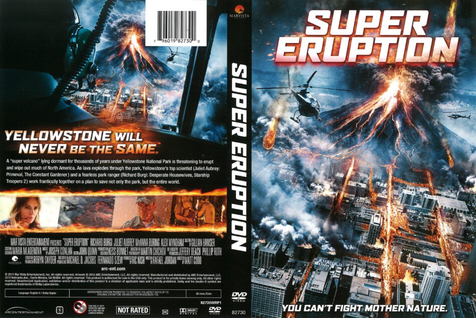Super Eruption (2011) R1 DVD Cover - DVDcover.Com