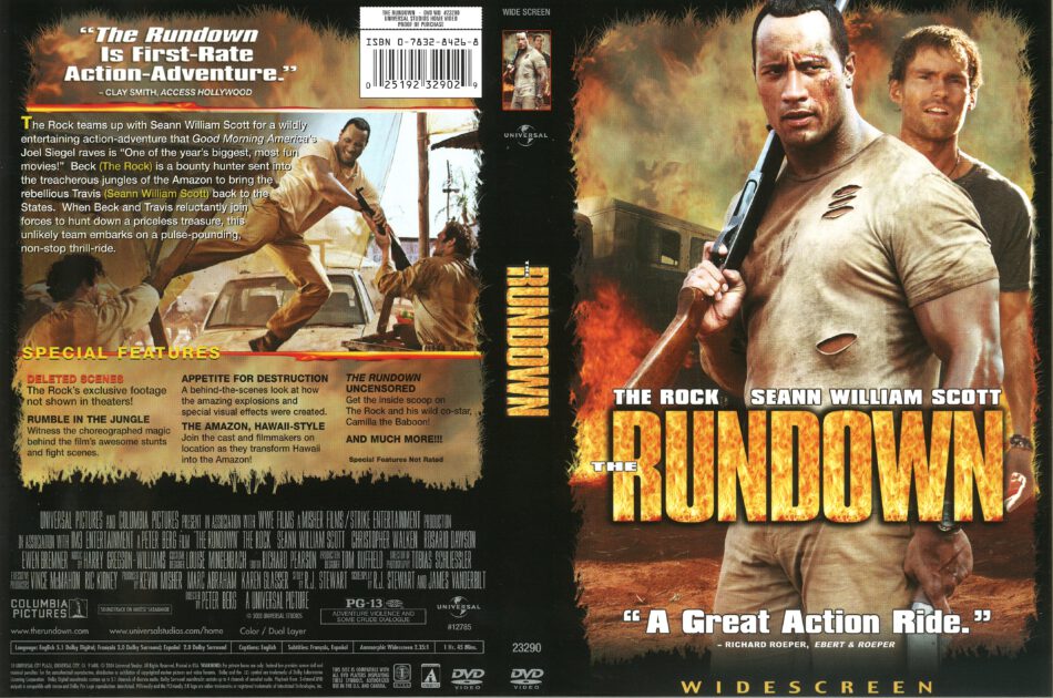 The Rundown (2004) R1 DVD Cover - DVDcover.Com