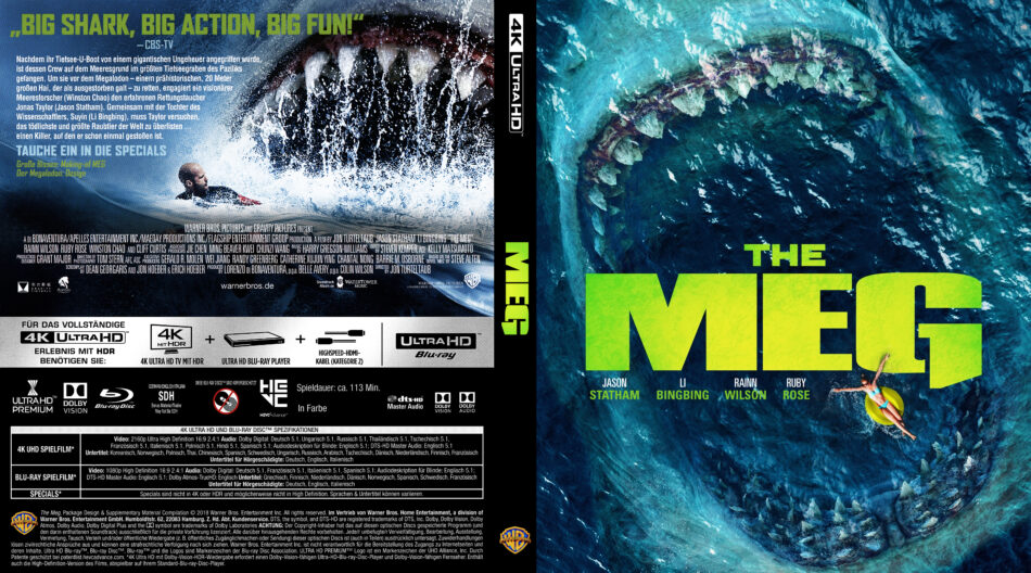 MEG (2018) R2 German Blu-Ray Cover - DVDcover.Com