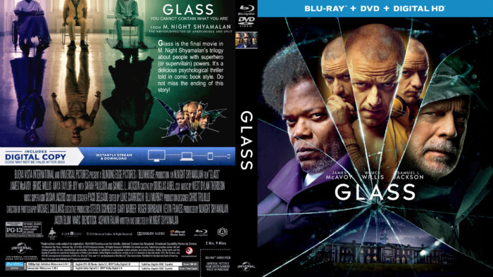Glass (2019) R1 Custom DVD Cover - DVDcover.Com