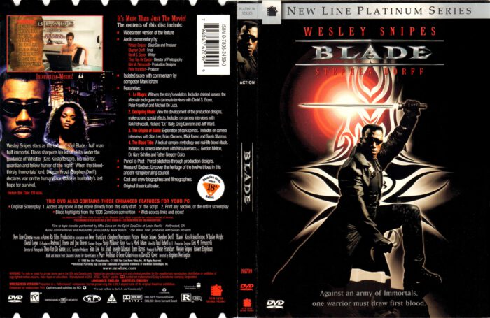 Blade (1998) DE Blu-Ray Cover - DVDcover.Com