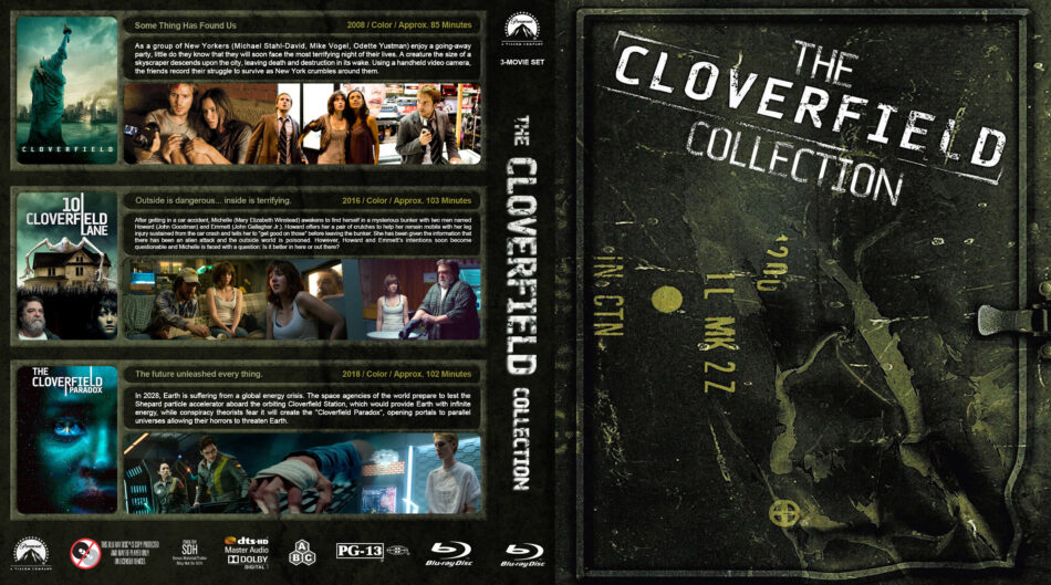 The Cloverfield Collection R1 Custom Blu-Ray Cover - DVDcover.Com