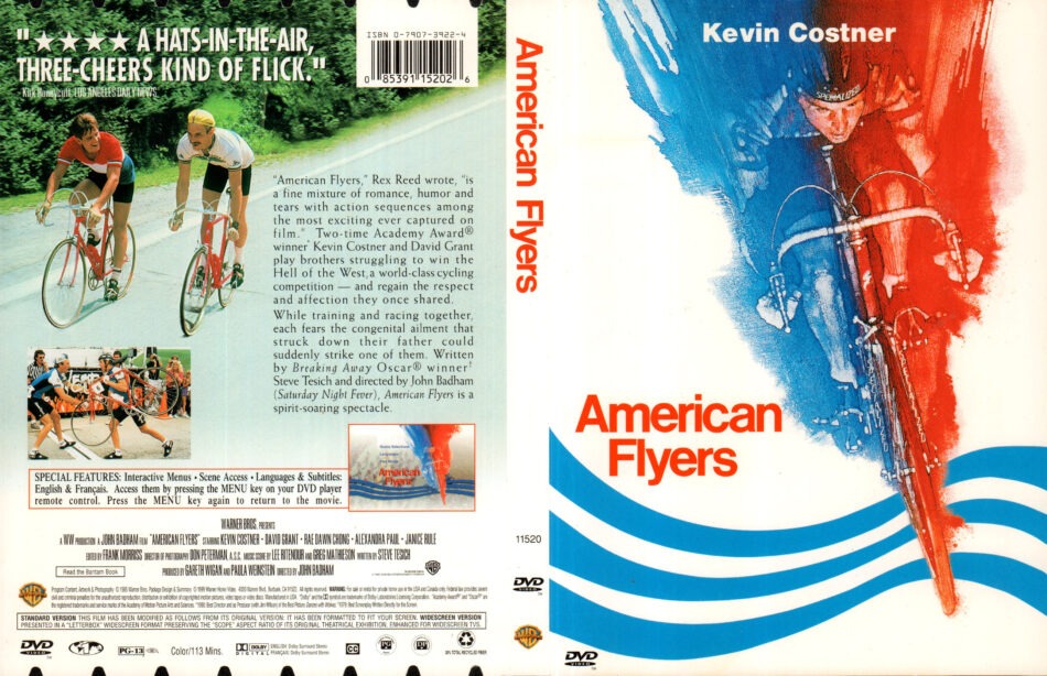 AMERICAN FLYERS (1985) R1 DVD COVER & LABEL - DVDcover.Com