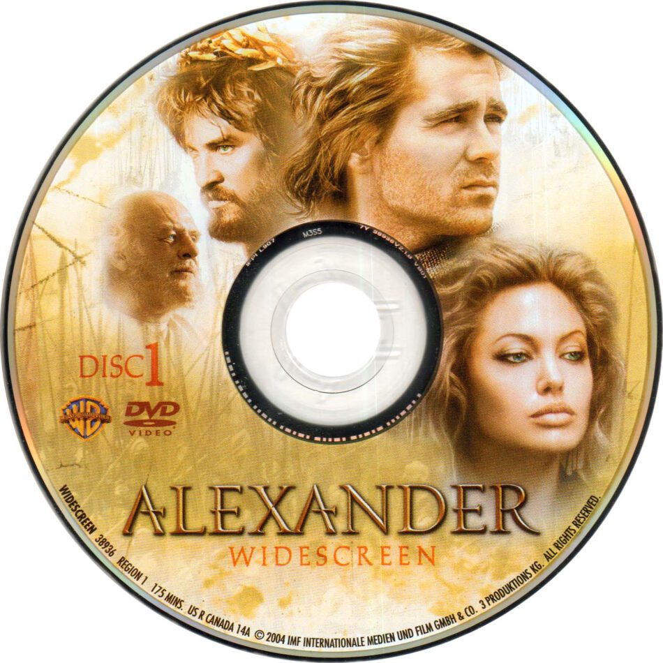 ALEXANDER (2004) R1 SE DVD COVER & LABELS - DVDcover.Com