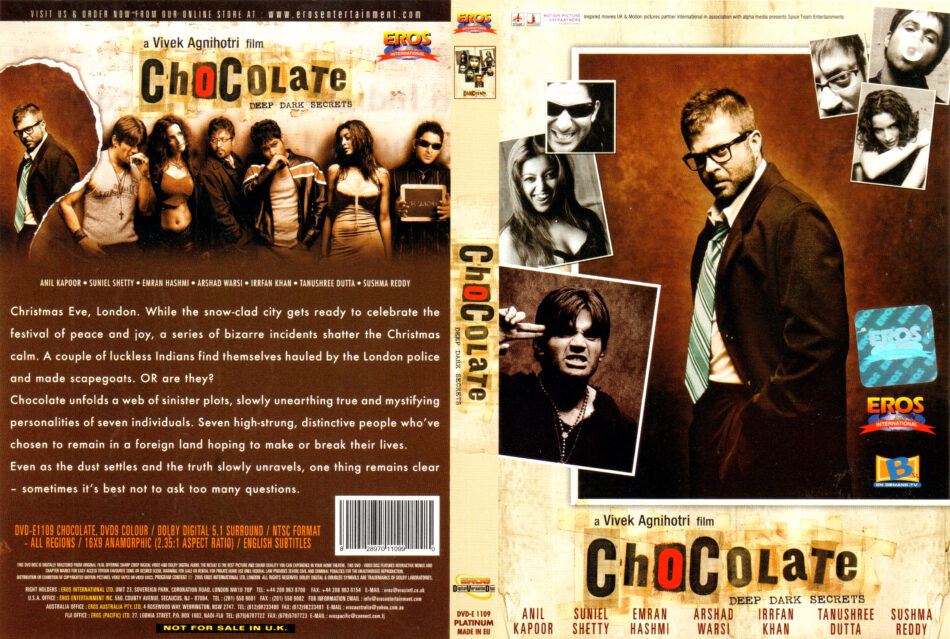 CHOCOLATE (2005) R1 DVD COVER & LABEL - DVDcover.Com