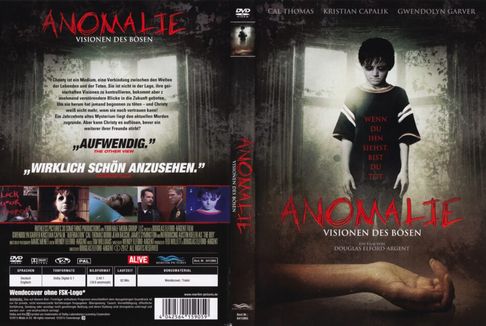 Anomalie - Visionen Des Bösen (2015) R2 german DVD Cover - DVDcover.Com