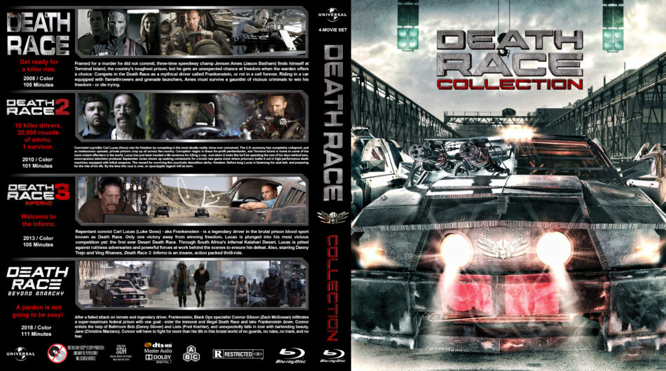 Death Race Collection R1 Custom DVD Cover - DVDcover.Com